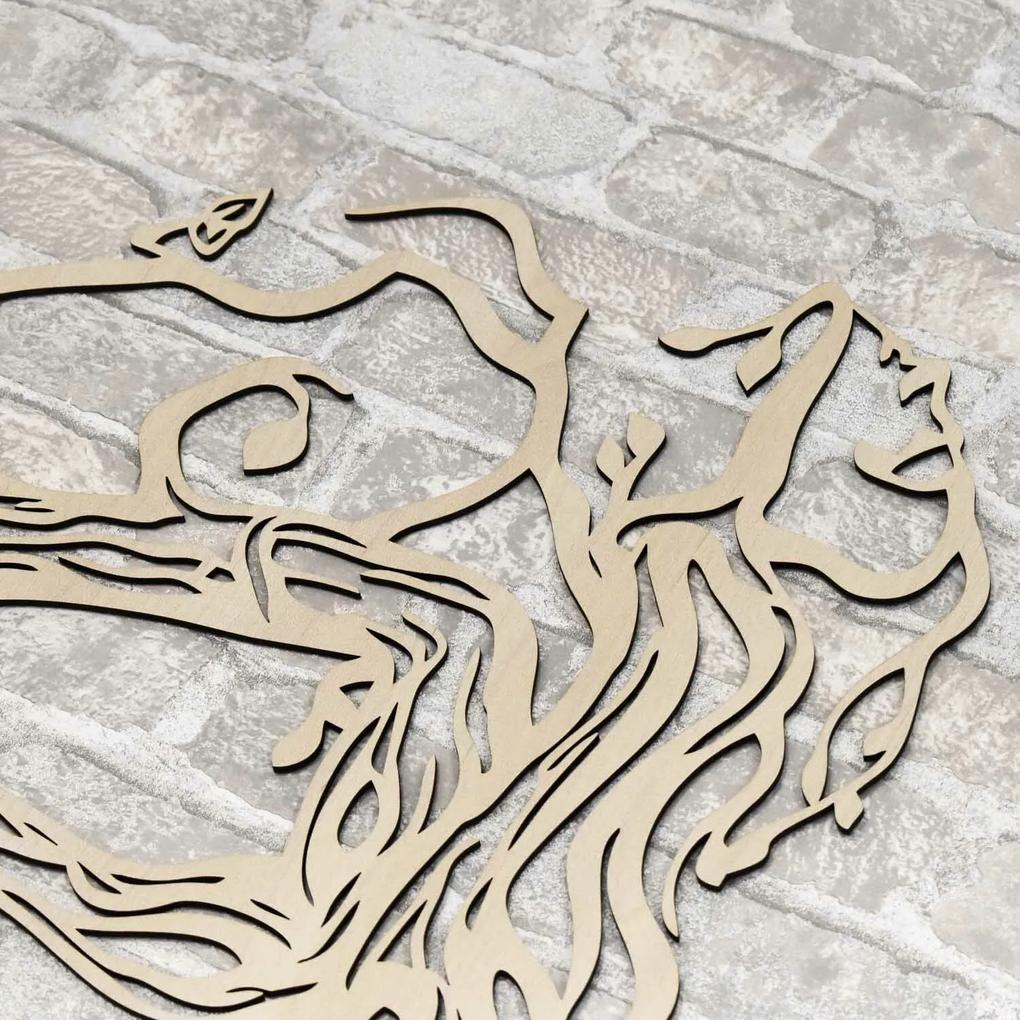 DUBLEZ | Dřevěná dekorace na zeď - Bohyně lesa