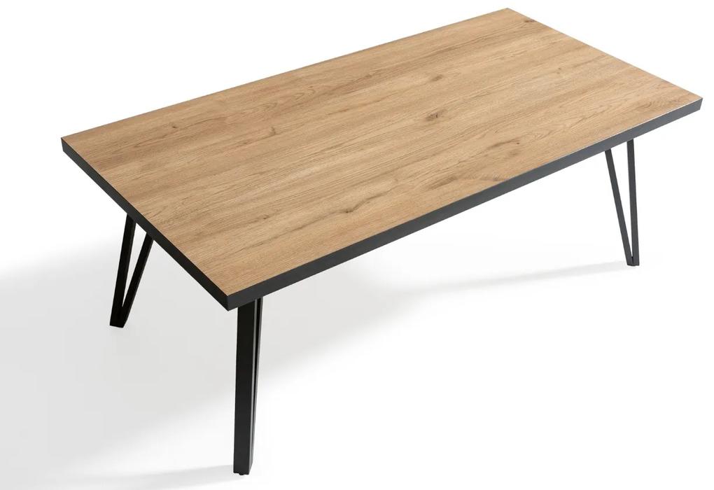 Ořechový konferenční stolek Marckeric Sindi 120 x 60 cm