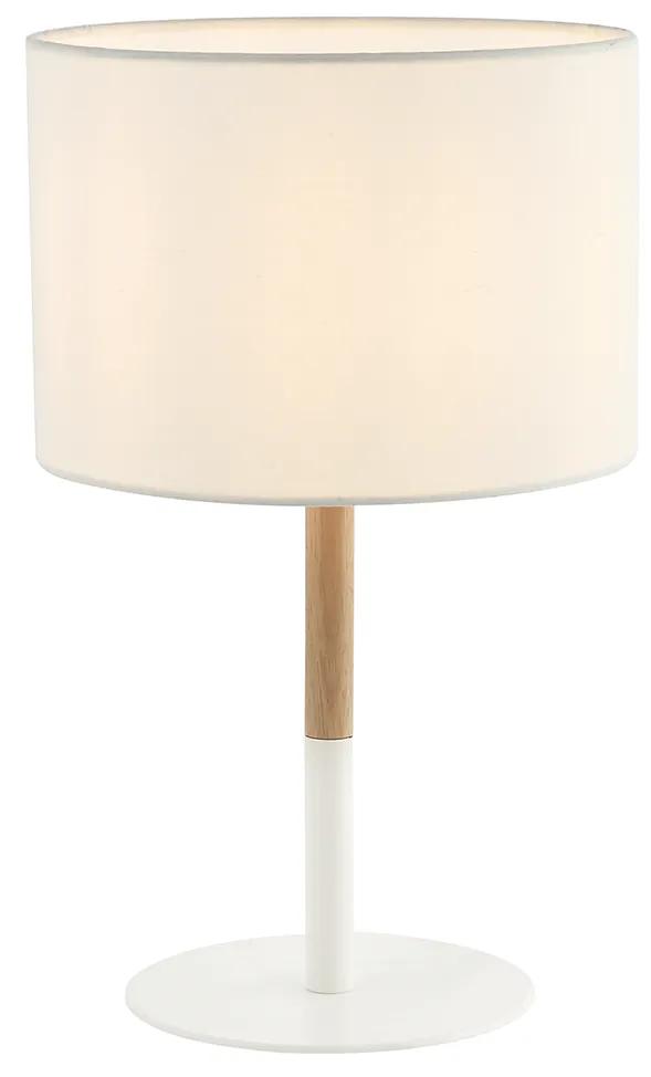 Zambelis 20215 stolní lampa matně bílá, 1xE14, 37cm