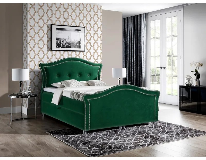 Kontinentální postel Masala Lux, Rozměr postele: 140x200, Barva:: Velluto 32