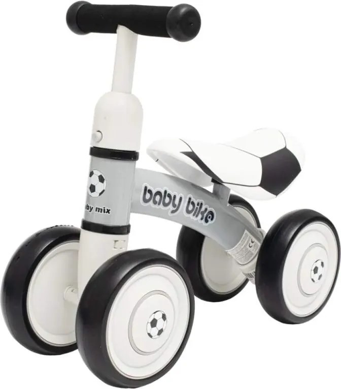 Dětské odrážedlo Baby Mix Baby Bike Černá bílá football