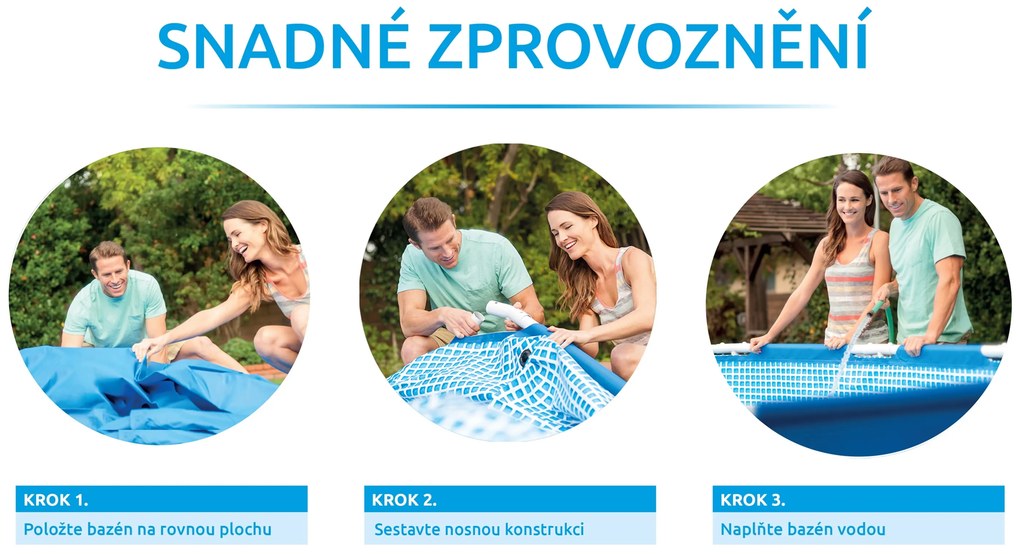 Marimex | Bazén Marimex Florida 3,05x0,91 m se zabudovaným skimmerem - motiv TEAK (poškozený obal) | 103402840