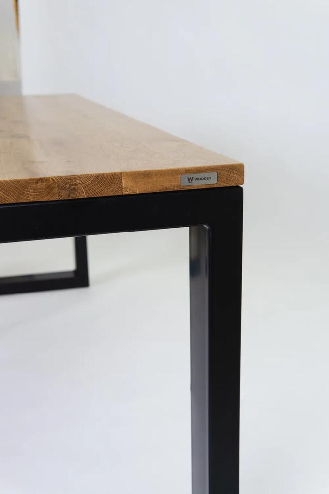 Wooded Pracovní stůl Rochester z masivu DUB 140x65 cm