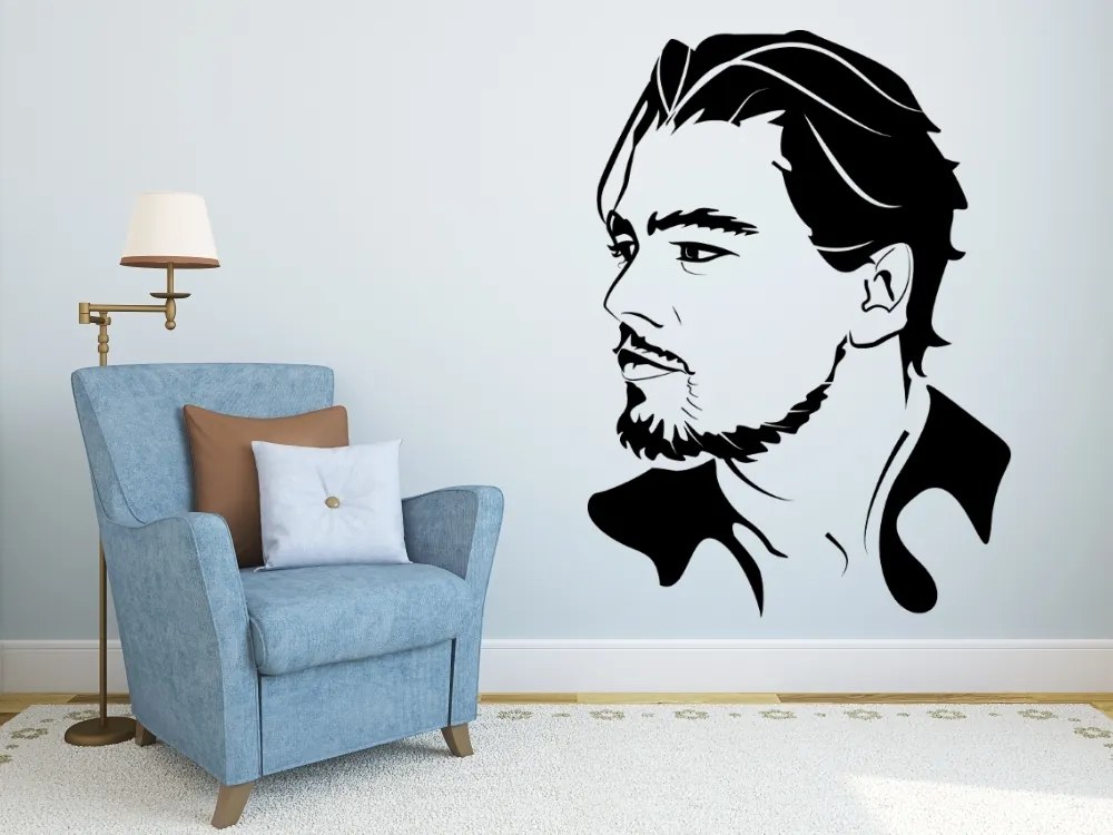 Leonardo DiCaprio - Samolepka na zeď (100x72cm) - Rawe.cz