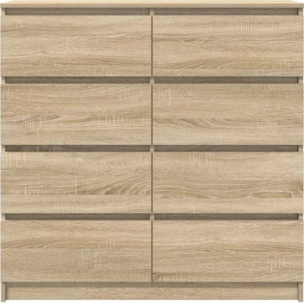 Příborník dub sonoma 100x35x99 cm kompozitní dřevo 3328491