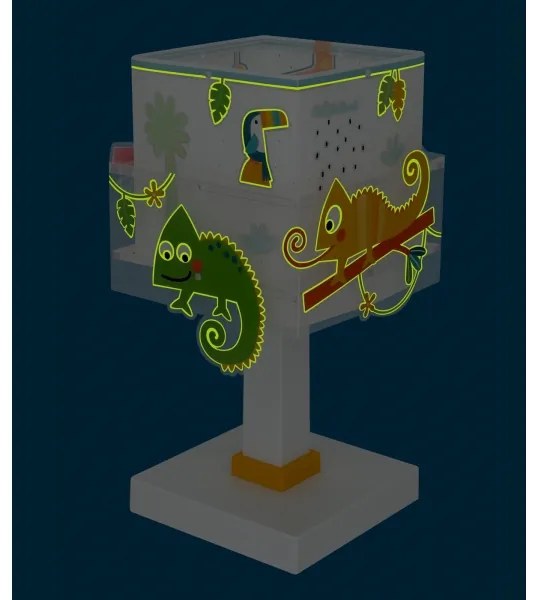Dalber 63311N - LED Dětská lampička HAPPY JUNGLE 1xG4/4W/230V pestrobarevná