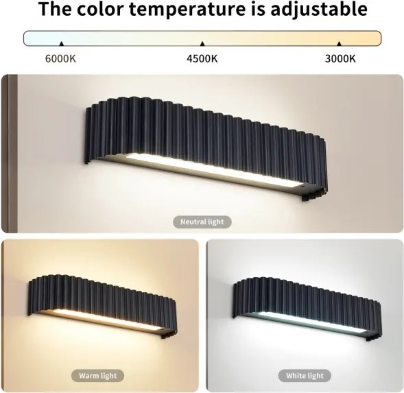 BRILAGI - LED Stmívat. nástěn. svít. FALCON MODERN LED/14W/230V 40 cm černá + DO