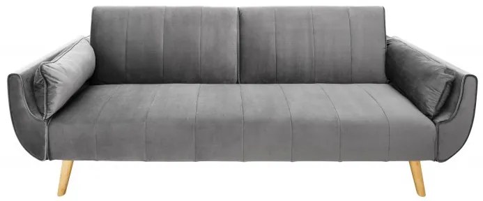 Deflee Pohovka DIVANI SILVER GREY 215CM POH39028samet  215 cm x 85 cm x 91 cm