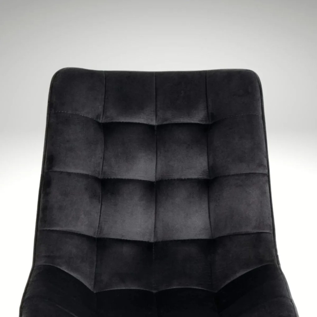 Vikio Jídelní set pro 4 osoby 160x90 cm dub noha X černá židle VJS236-4C-S