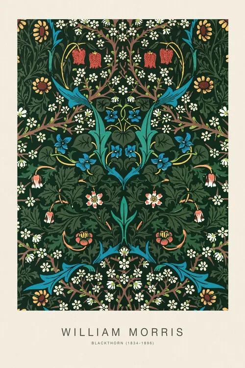 Obrazová reprodukce Blackthorn (Special Edition Classic Vintage Pattern) - William Morris