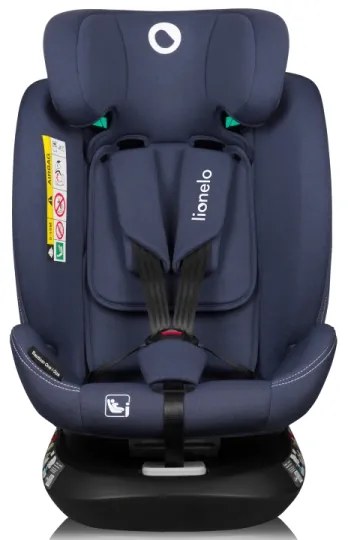Lionelo -Autosedačka se základnou otočná BASTIAAN ONE i-Size 40-150 cm Blue Navy