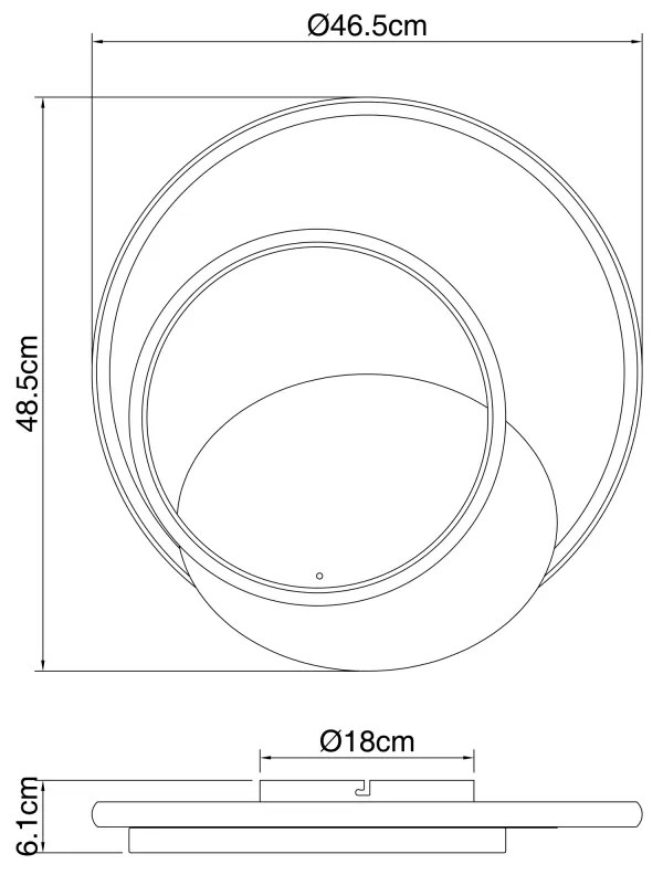 GLOBO RODAN 48438-36 Stropní svítidlo