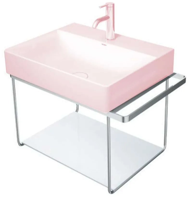 Duravit DuraSquare - Kovový podstavec pro umyvadlo, chrom 0031021000