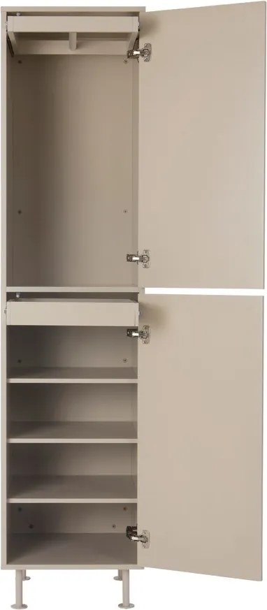 Béžová šatní skříň z MDF 50x210x55 cm Kipp – Jotex