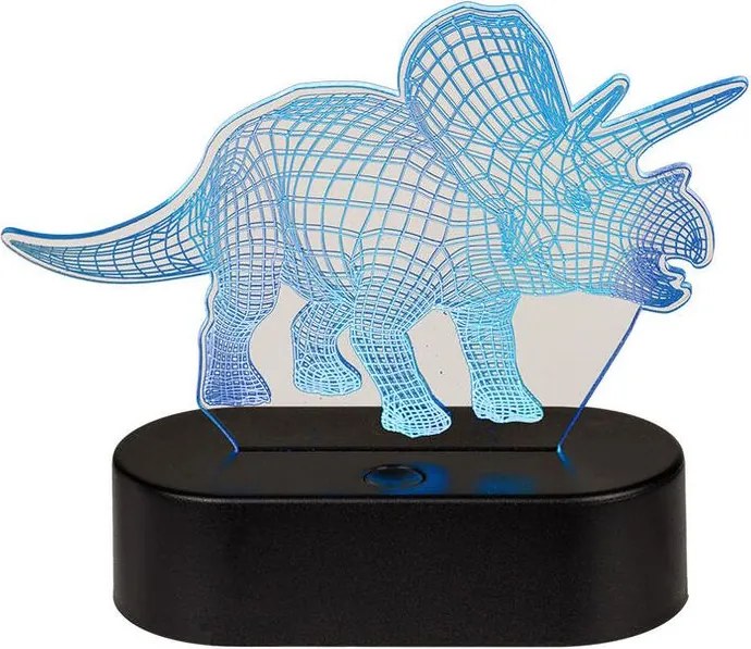 Dětská lampička 3D TRICERATOPS