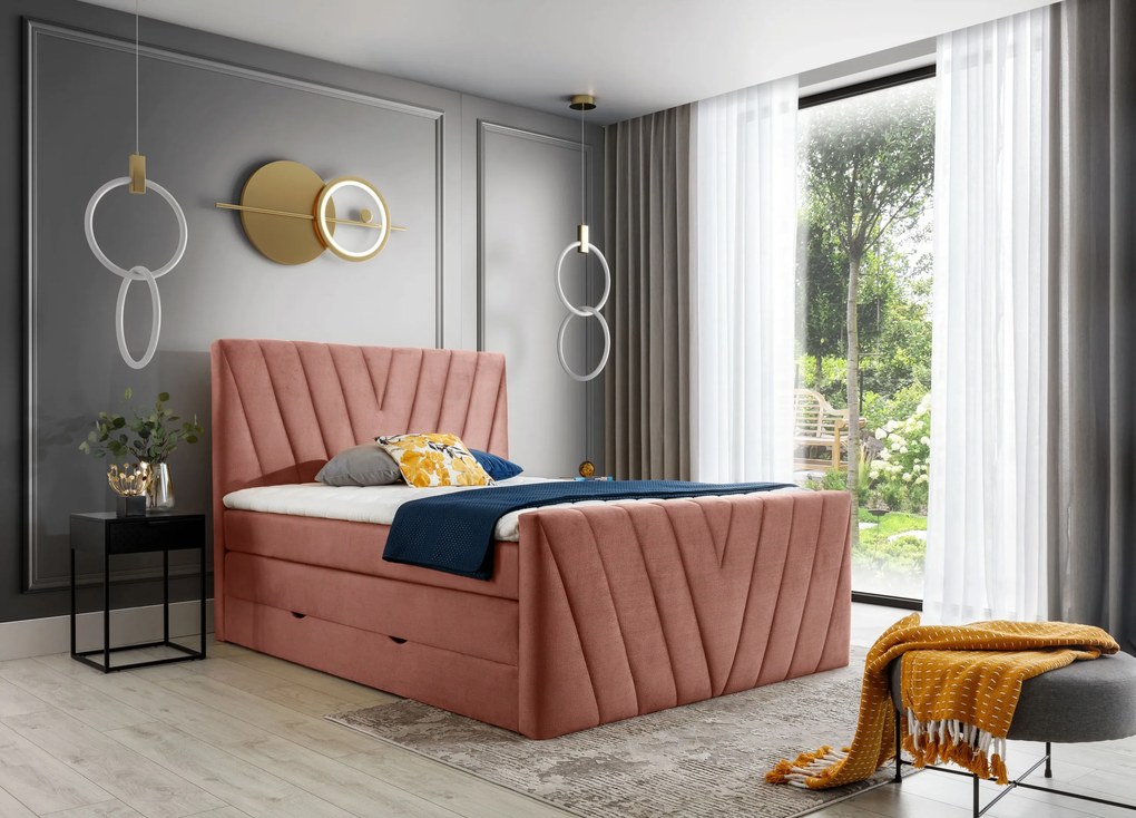 Candice boxspring postel 180X200 Materiál / Dekor: Nube 22