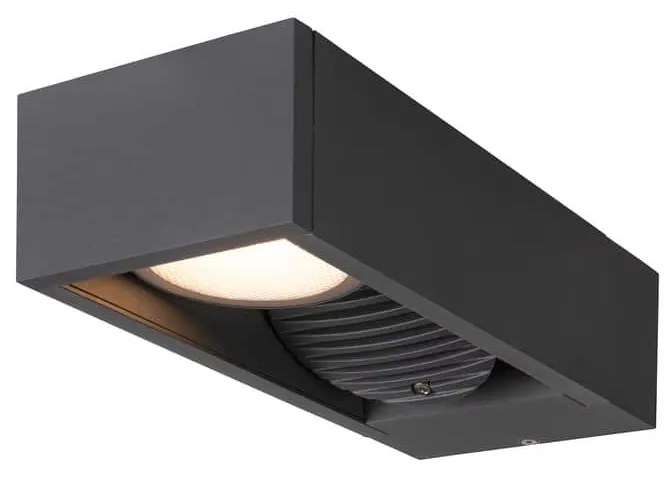 SLV 1004748 Eskina Frame WL, venkovní nástěnné svítidlo, LED 27W 3000/4000K, antracit, 11,5x28,4cm, IP65