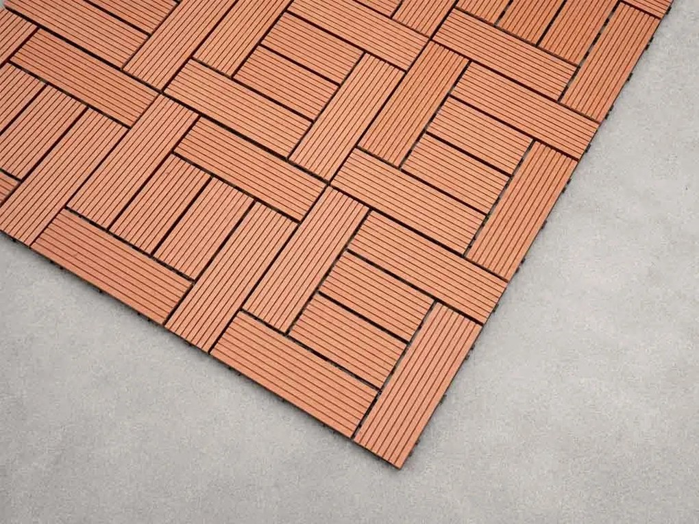 WPC dlaždice LEGI STYLE 30 x 30 cm, chocolate