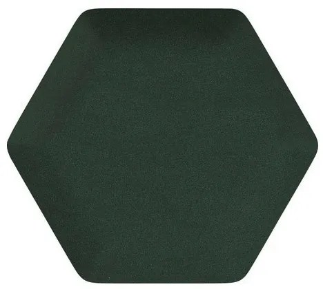 Egibi Čalouněný akustický panel nástěnný Riwiera 38 tm. zelená hexagon - Hexagon 6x15 cm