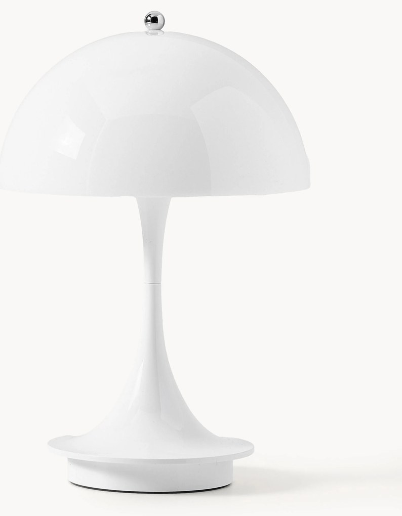 Malá přenosná stolní LED lampa Panthella 160, Design Verner Panton