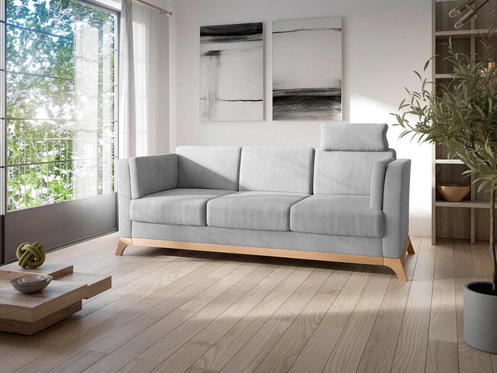XXXLutz TŘÍMÍSTNÁ POHOVKA, textil, barvy stříbra Sit & More - Pohovky - 000144022312