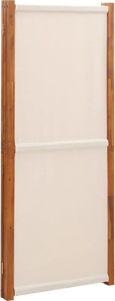 3dílný paraván krémově bílý 210 x 180 cm 319183
