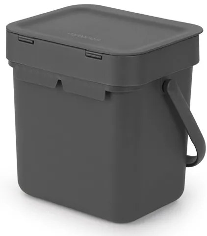 Brabantia Koš Sort&Go 3L šedá