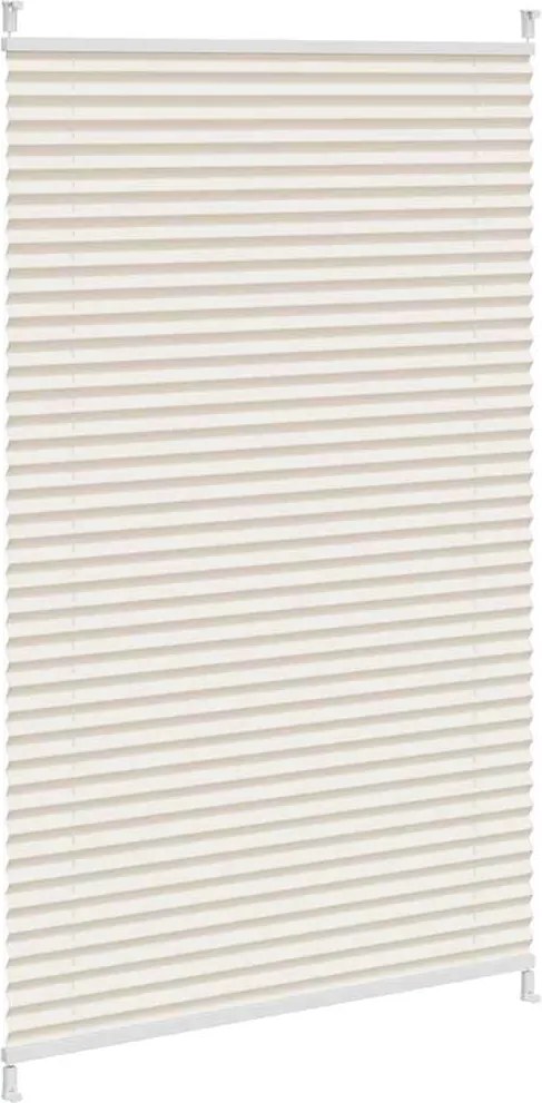 Plisované žaluzie / rolety Plisse 80 x 150 cm - krémové 240635