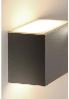 Nástěnné LED svítidlo Mivvy STYX IP65 - černá, 3000 K, 20 W, 2 x 1305 lm