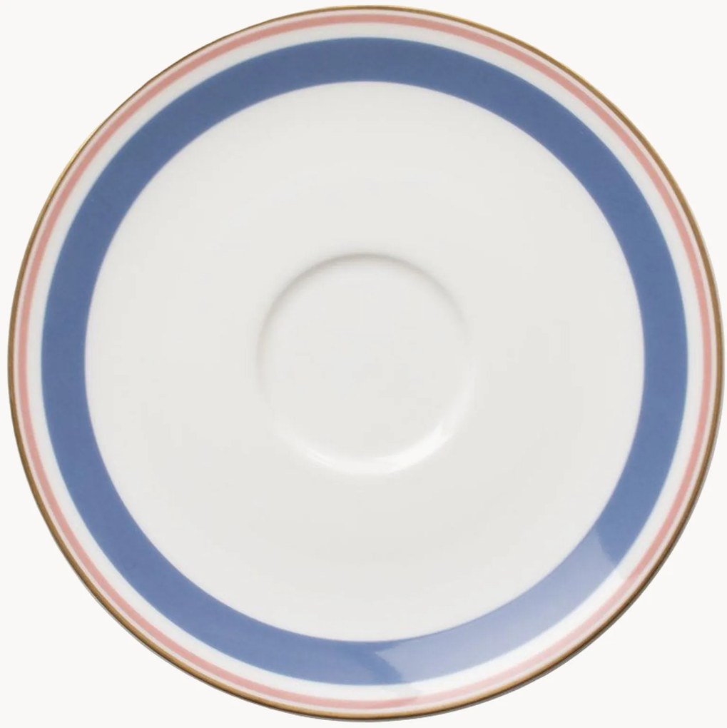 Sada podšálků z kostního porcelánu Capri, 6 dílů