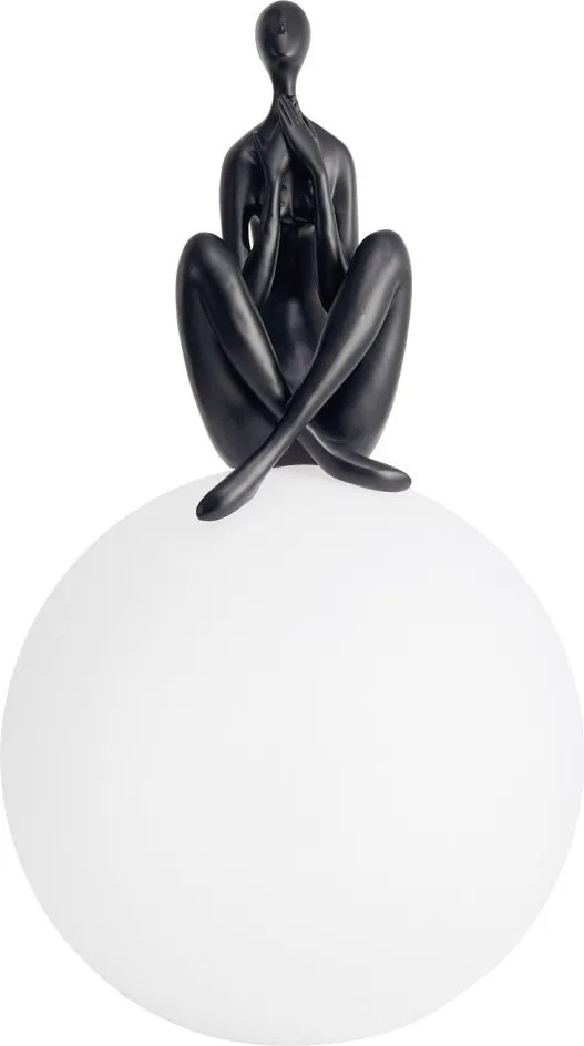 Stolní lampa WOMAN-3 černá 35 cm