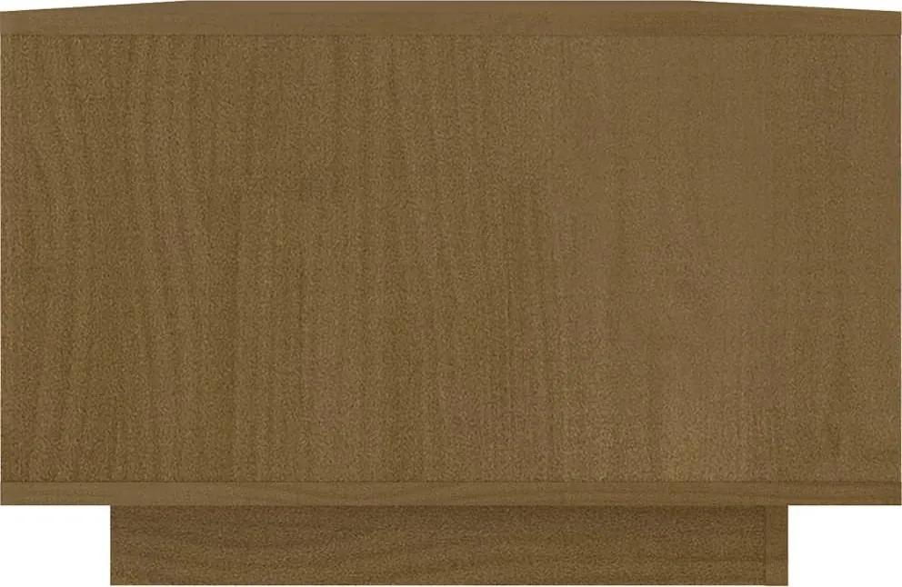 vidaXL Konferenční stolek 110 x 50 x 33,5 cm masivní borovice [808509] Barva: medová hnědá