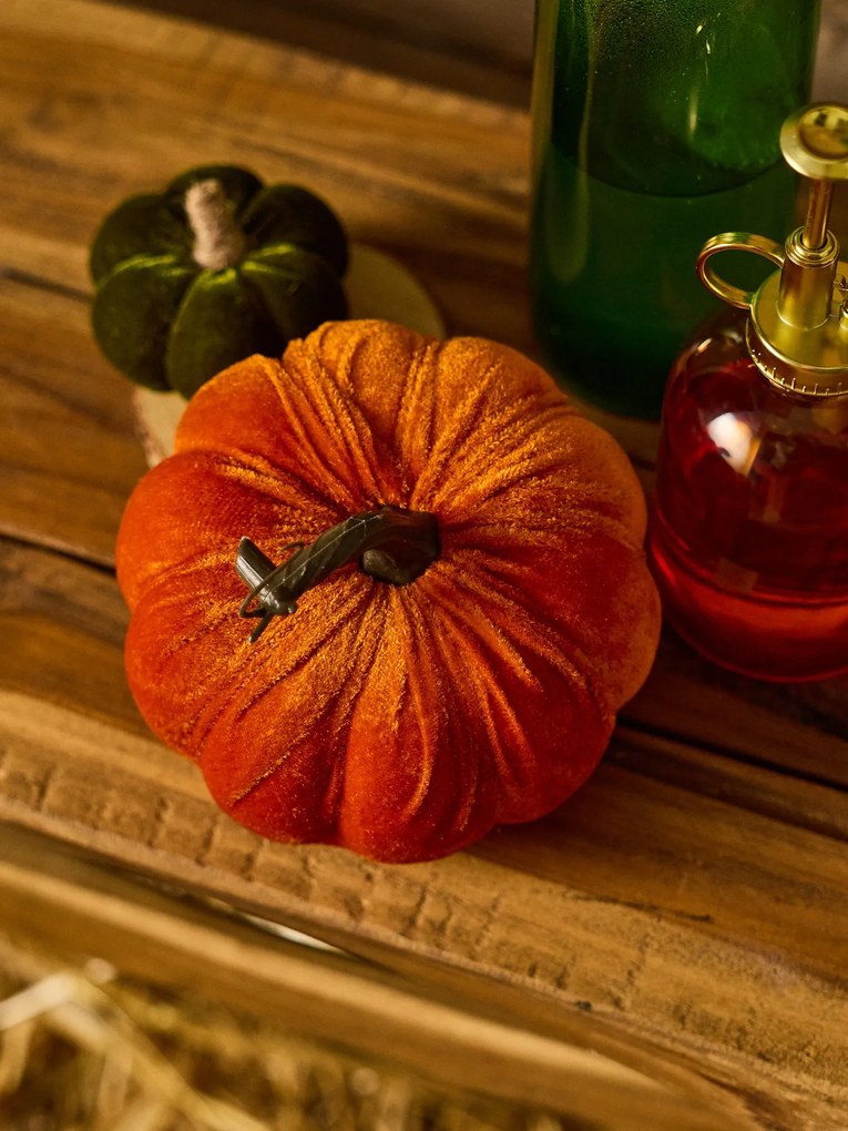 Sinsay - Dekorativní dýně s sametovým povrchem - oranžová