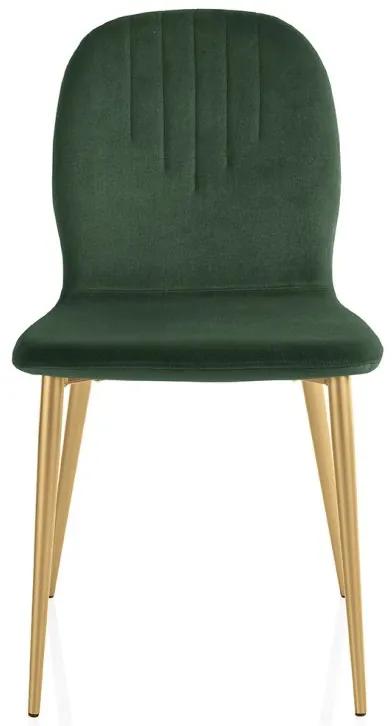 Max Home Moderní židle Musa vzorník tkaniny: crystal 03, nohy: kovové kónické perlové béžové RAL 1035