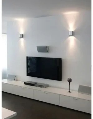 LED nástěnné svítidlo Ginno 2 hliníkové