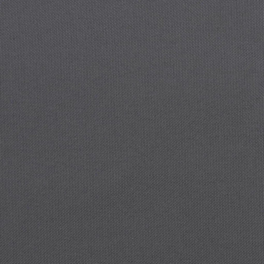 Podušky Na Židli 6 Ks Antracitové 50 X 50 X 7 Cm Látka Oxford