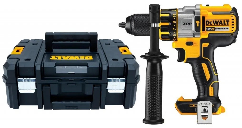 Aku třírychlostní příklepová vrtačka 18V, bez aku  DeWALT DCD996NT FLEXVOLT + kufr