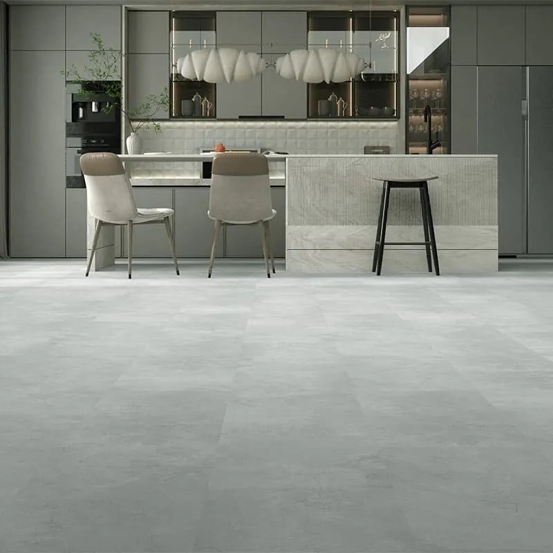 Vinylová plovoucí podlaha Area Floors Stone Click Rigid 5351 Beton světle šedý