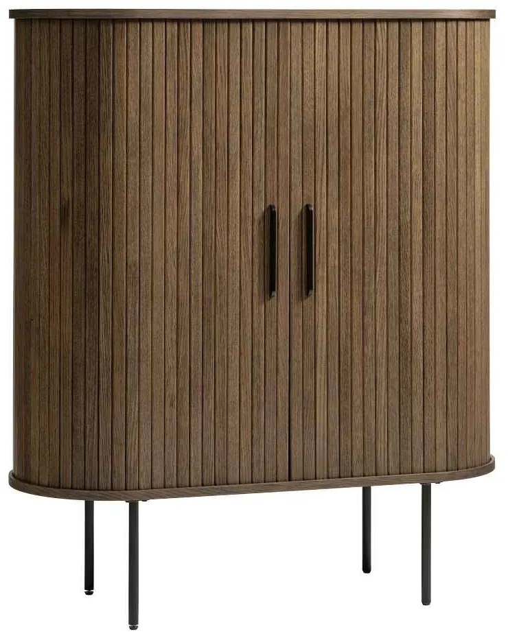 Designová skříňka Vasiliy 118 cm kouřový dub