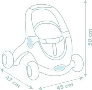 Smoby Chodítko 3v1 s panenkou / od 1 roku