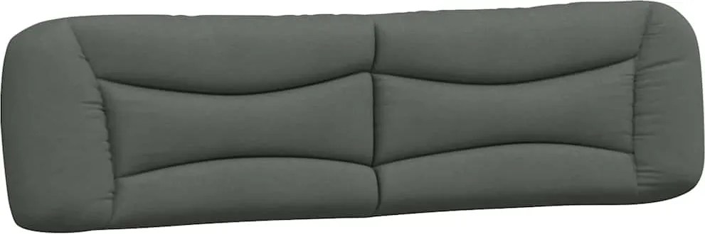 Postel s matrací Hvar tmavě šedá 200 x 200 cm textil 3208556