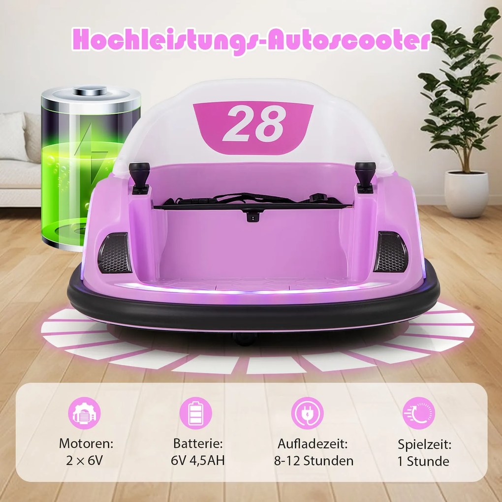 Costway Nárazník pro děti Elektrické nárazníkové auto