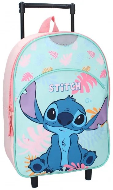 Vadobag - Dětský cestovní kufr na kolečkách Lilo &amp; Stitch / 33 x 25 x 11 cm