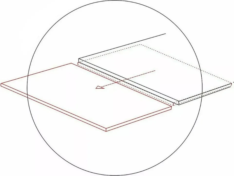 Rozkládací jídelní stůl Infinity 160/240 cm bílý mramor/černý