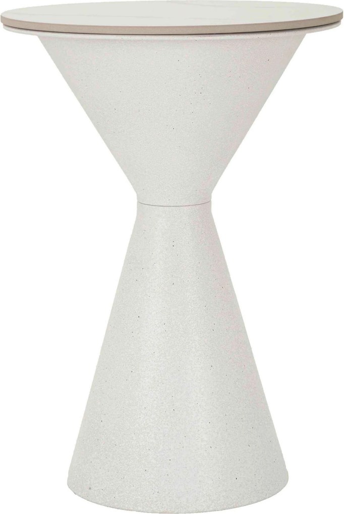 XXXLutz KONFERENČNÍ STOLEK, bílá, kov, keramika, 44,5/44,5/63 cm Mauro Ferretti - Konferenční stolky - 002665015301