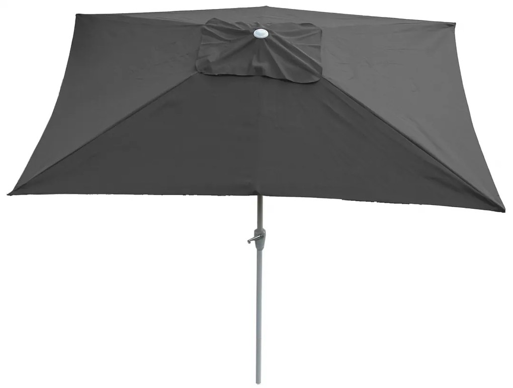 Slunečník N23 2x3m - polyester/hliník - antracit