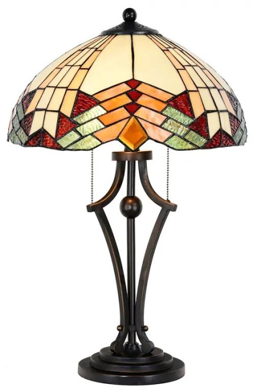 Stolní lampa Tiffany  Jannes – 40x60 cm