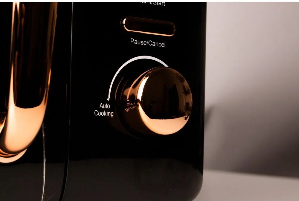 Černá mikrovlnná trouba Black & Copper – Haden