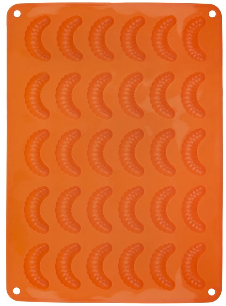 Forma silikon rohlíčky 30 oranžová