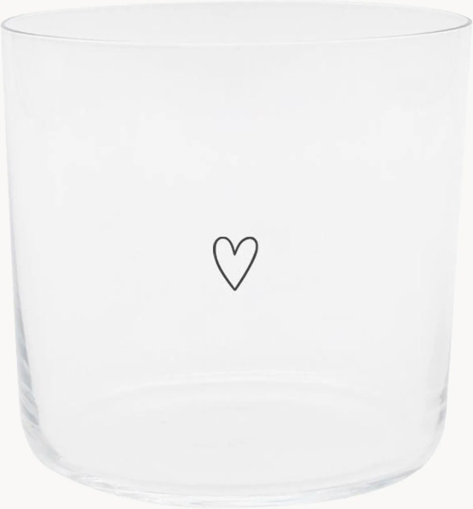 Sklenice Heart